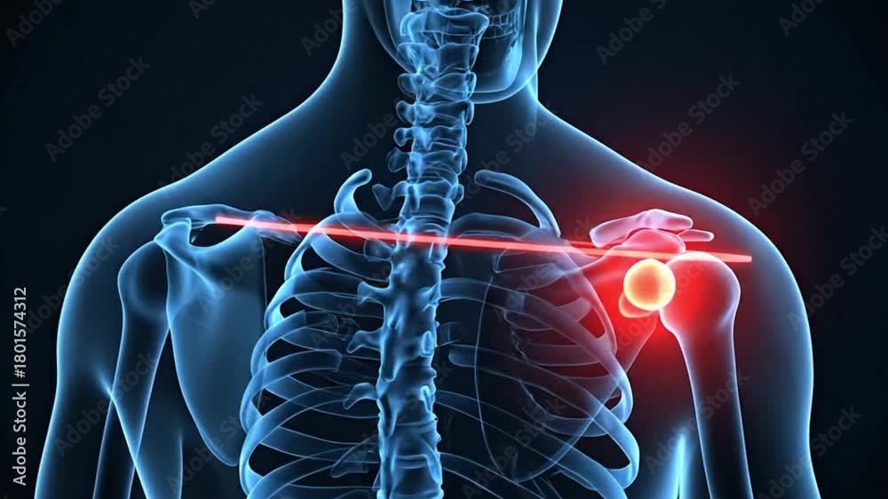 Shoulder Injury Pain Animation Medical Illustration Rotator Cuff Pain ...