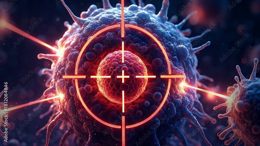 Cancer cell targeting microscopic oncology treatment precision therapy ...