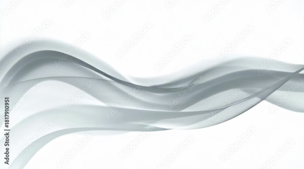Abstract wave pattern with subtle gray tones, evoking a sense of ...