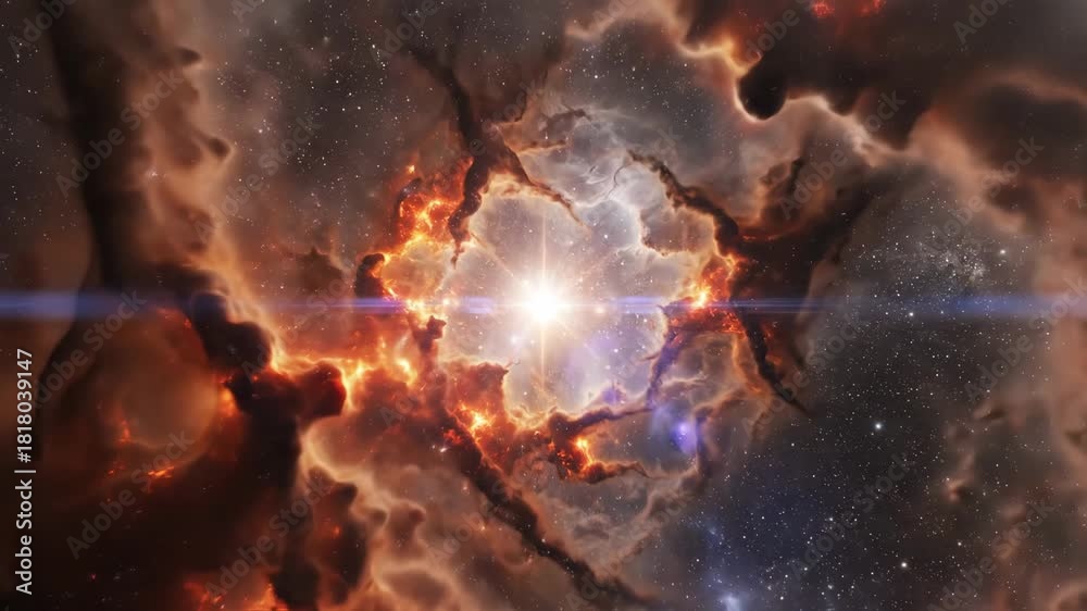 Ashfire Nebula High-Resolution Imagery - A high-resolution video ...
