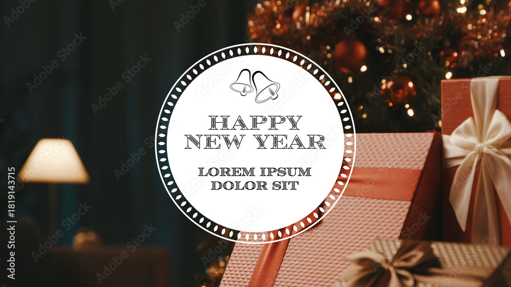 Christmas Text Animations Festive Holiday Titles Stock Template | Adobe ...