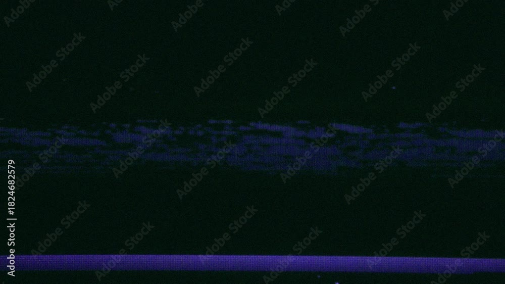 Retro VHS Static Overlay simulating a sudden channel change, with a ...