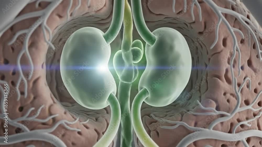 Visual Anatomy of the Human Lymphatic System Showing Fluid Balance and ...