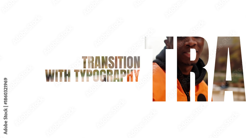 Transition with Typography Stock Template | Adobe Stock