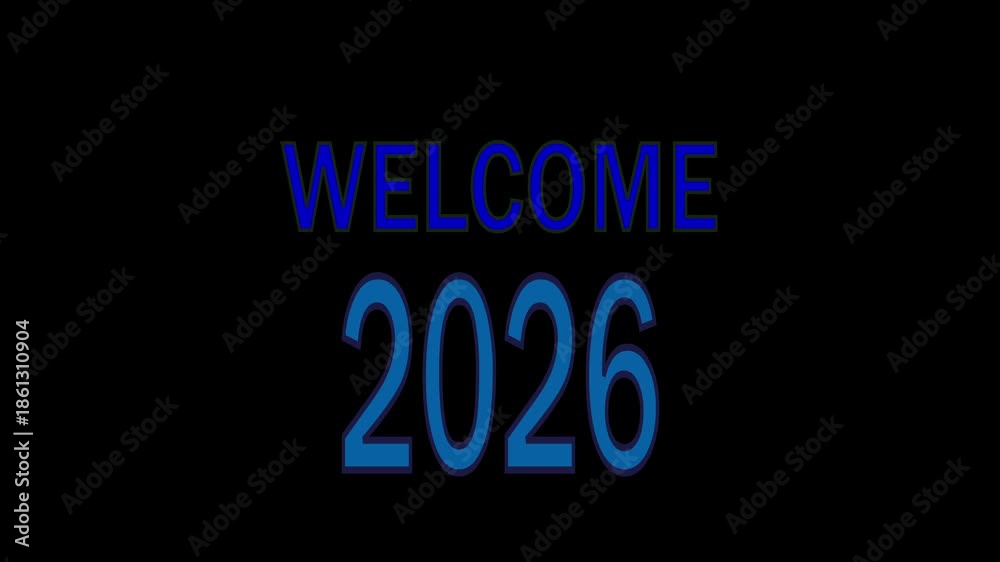 Video Stock 2026 happy new year 2026 animated goodbye 2025 background ...