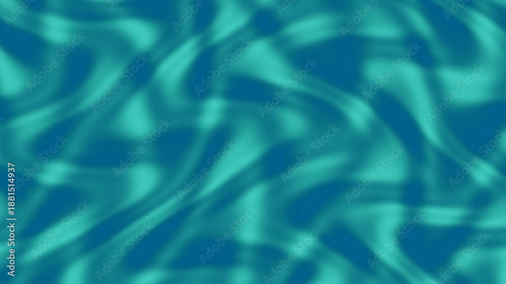 Vibrant and sharp liquid animation in turquoise colors featuring ...