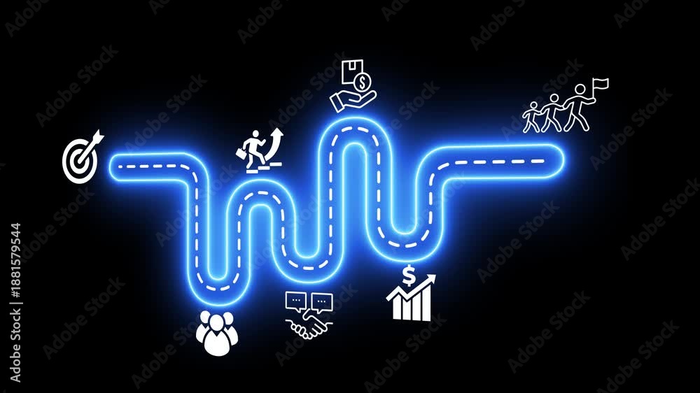 2026 new year business goals and strategic planning concept on the ...