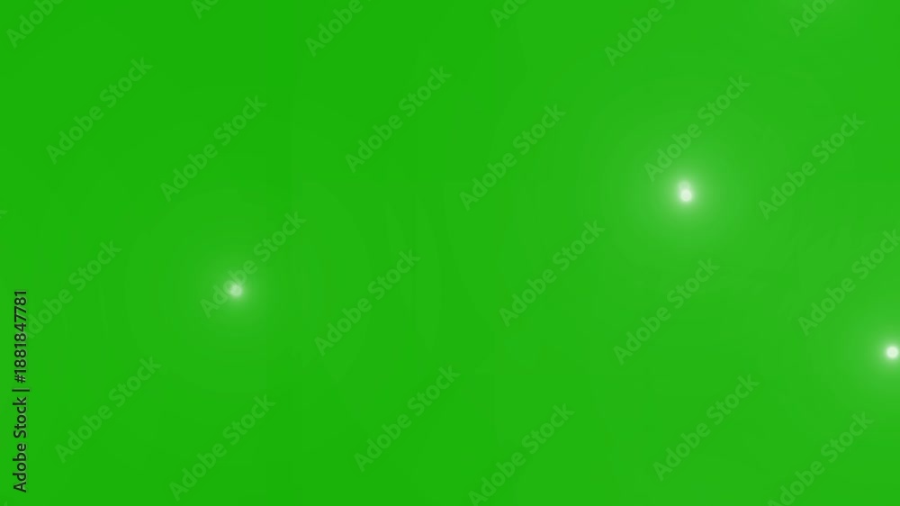 Camera flashes of photographers on green screen background. The concept ...