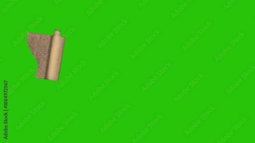 Another short translucent masking tape strip animated in stop motion on ...