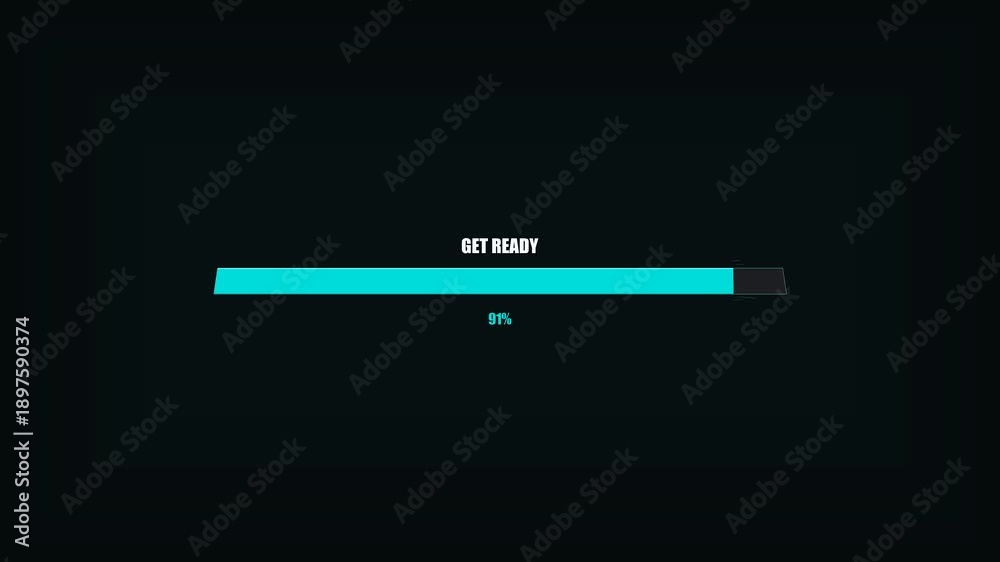 Loading screen shows a progress bar reaching full capacity with a ...