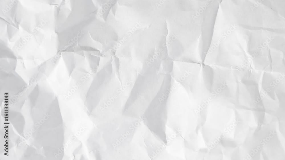 Animated Paper Texture Loop. Subtle stop motion white paper background ...