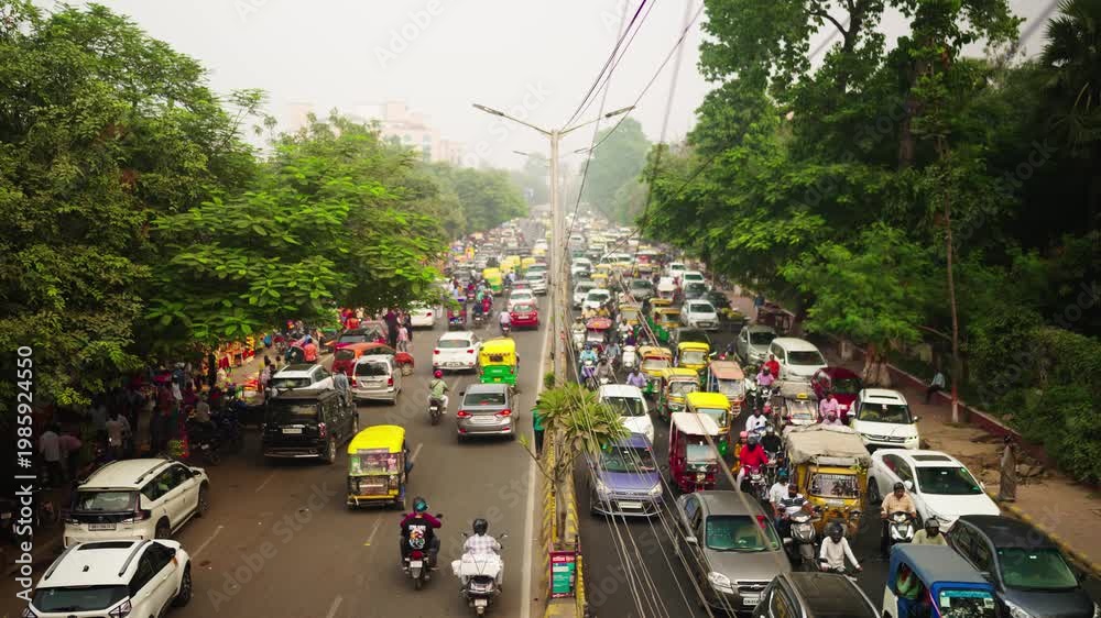 Symmetrical Road Traffic at Sunset | Sony FX3 4K Cinematic Shot, INDIAN ...