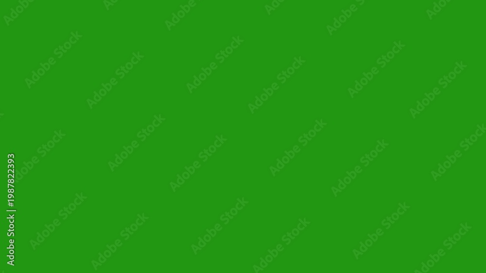 Animated Wind Blow Effect on Green Background, Alpha Channel Windy Air ...