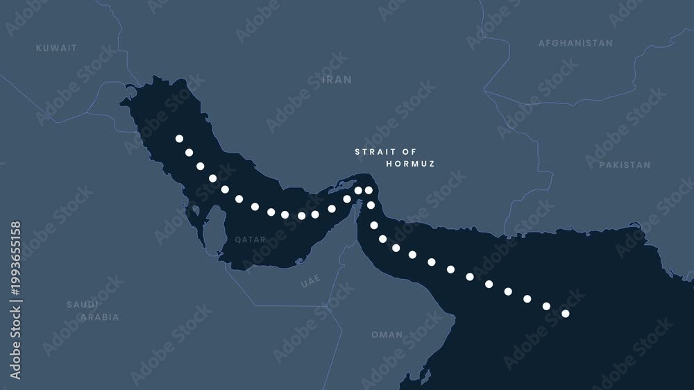 Map Animation Visualizing Global Oil And Trade Flow From Persian Gulf ...