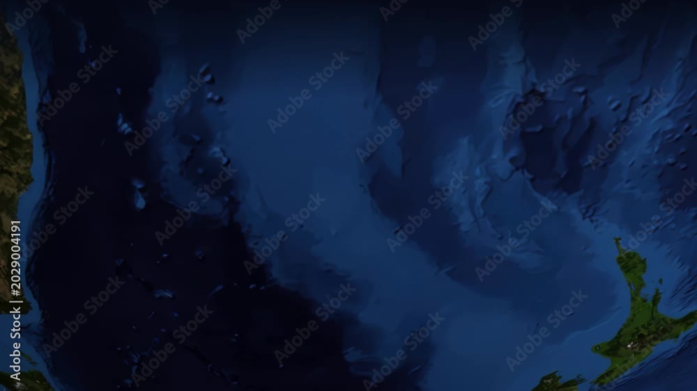 Animated Flight Path Map from Sydney Australia to Tokyo Japan Stock ビデオ ...