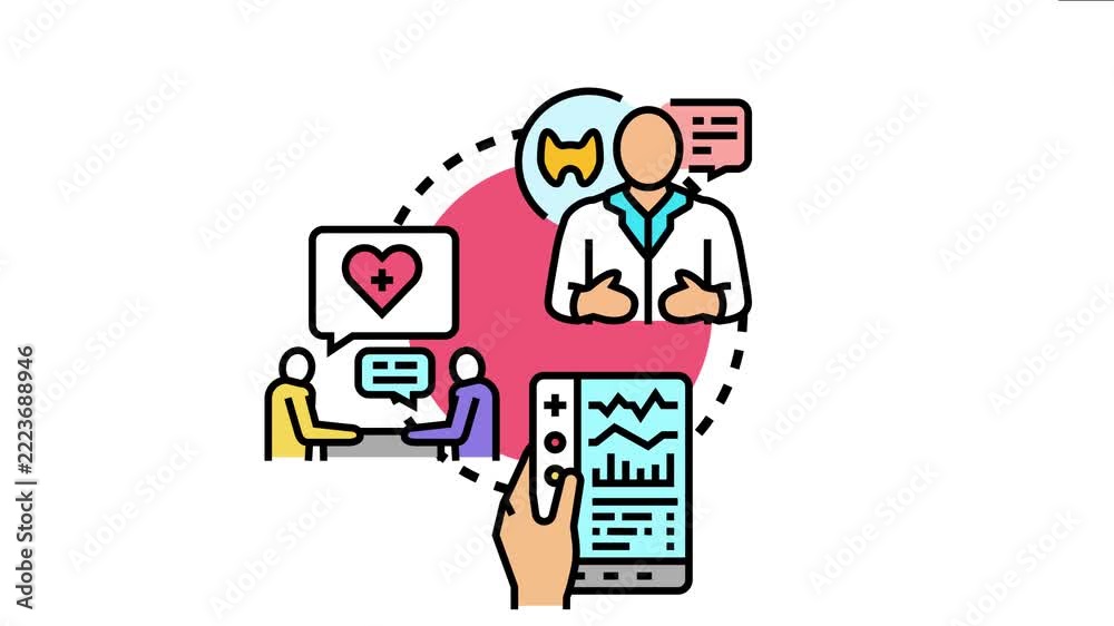 Patient care journey visualizing medical data, communication, and ...